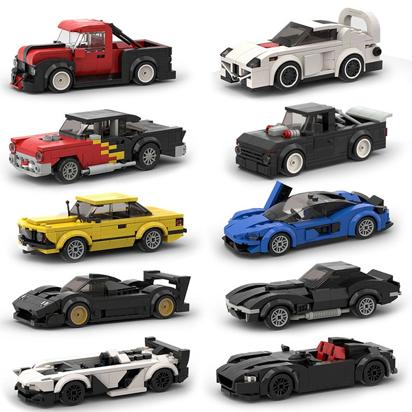 New City Super Racers Model Building Block Toys Racing Car Model Bricks ...