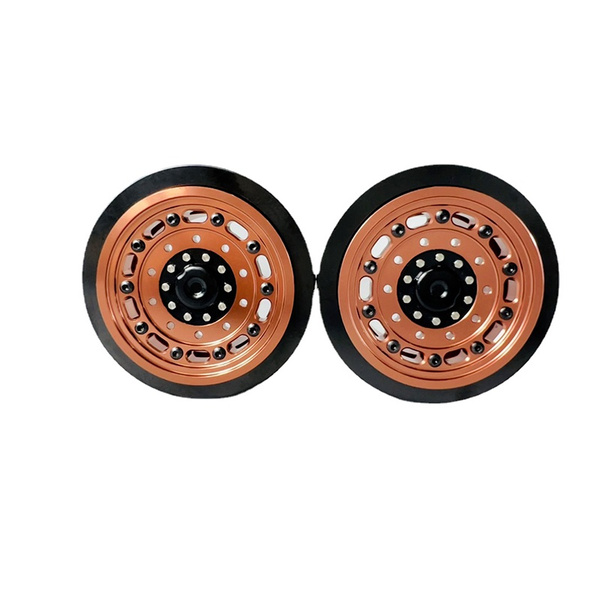 1pair 1.9 Inch Heavy Duty Non-slip Alloy Wheels for 1/14 Tamiya Rc ...