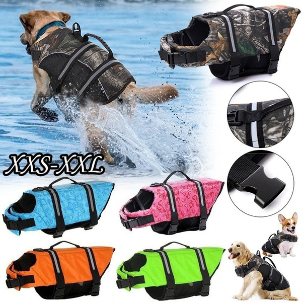 Pet Flotation Dog Swimming Summer Safety Vest Life Jacket Reflective ...