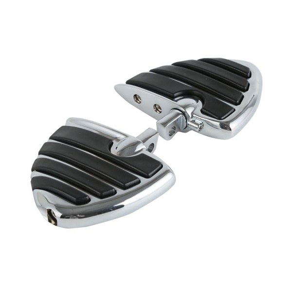 New Motorcycle Mount-Style Wing Style Foot Rests FootPegs For Harley ...