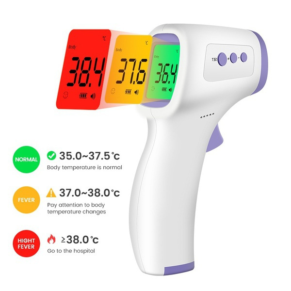 Digital Infrared Thermometer Temperature Gauge Non Contact Temperature ...