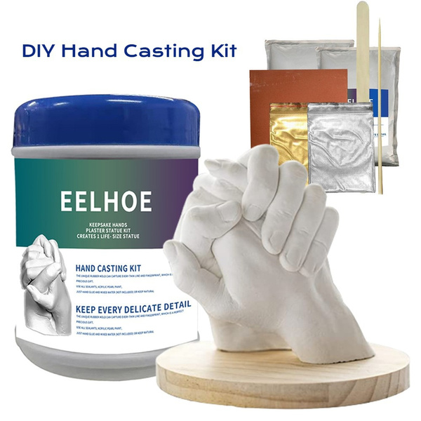 DIY Hand Casting Kit Couples Gifts for Him or Her, Kids and Family ...