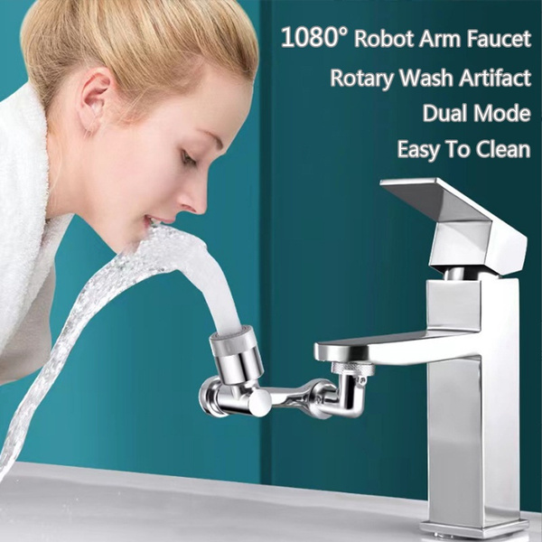 1080 Degree Rotatable Extension Faucet Sprayer Head Universal Kitchen ...