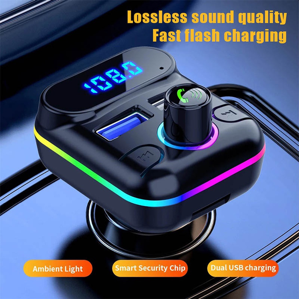 Car Bluetooth MP3 Player Smart Bluetooth 5.0 Chip U Disk/TF Card Plug ...