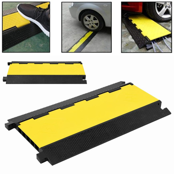 Rubber Cable Protector Ramps Heavy Duty Cable Wire Cord Cover Ramp ...