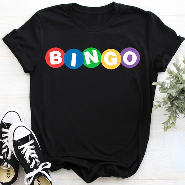 Bingo T-Shirt Bingo Tee I Love Bingo Bingo Vintage Bingo Player Gift ...