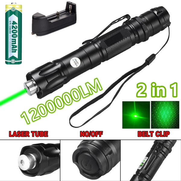 Premium Quality Long Range 650nm Red Light 532nm Green Light Flashlight ...