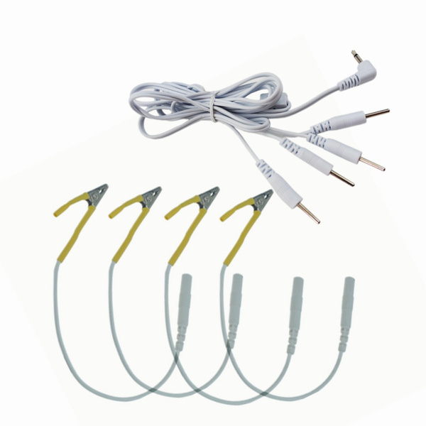 E-stim DIY Electric Shock Clip CONDUCTIVE TENS Unit | Wish