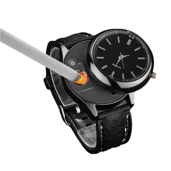 Fashion USB Electric Rechargable Windproof Fireless Cigarette Lighter ...