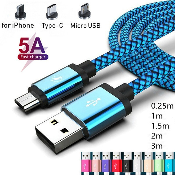 5A Fast Charge Data Cable Phone Charger Charging Cable for iPhone ...