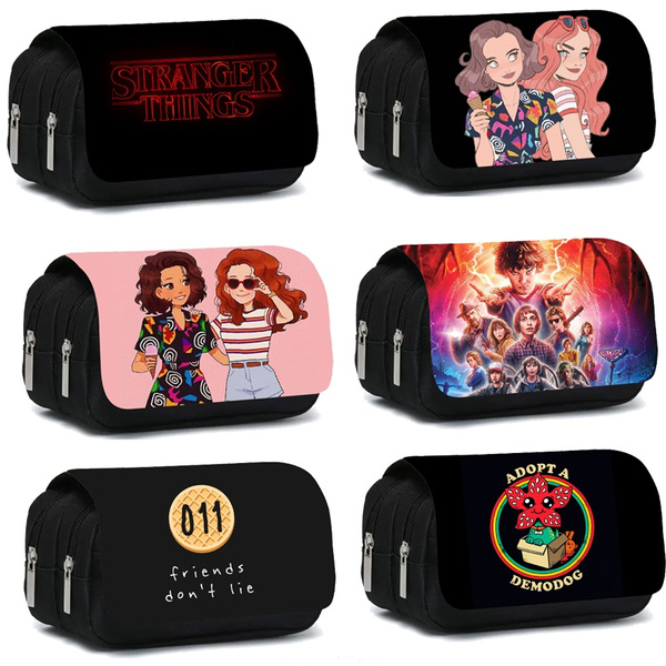Anime Stranger Things Hellfire Club Pencil Bags Students Stationery ...