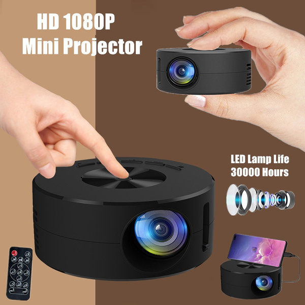 Mini Projector LED HD 1080P Home Cinema Portable Home Theater Projector ...