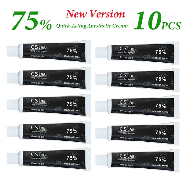CSLAB 75% Fast Numbing for Tattoo/Piercing/ Waxing Makeup Cream TK ...