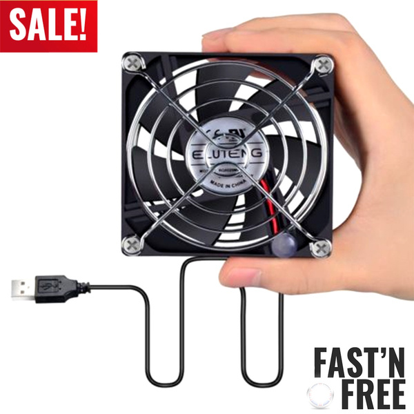 Computer Fan Portable 80mm USB Cooler 5V Small PC Fan Cooling For ...