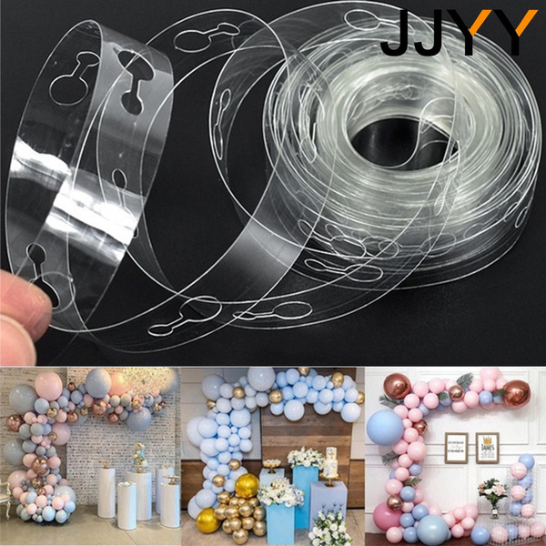 JJYY 1 Roll/2 Rolls Festival DIY Balloon Decorative Strip Connection ...