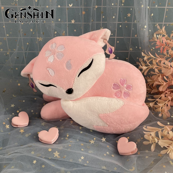 Anime Game Genshin Impact Cosplay Yae Miko Plush Doll Stuffed Toy ...