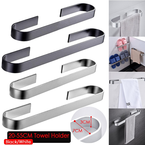 20-55CM Multi-functional Towel Holder Bathroom Towels Rack Hanger Wall ...