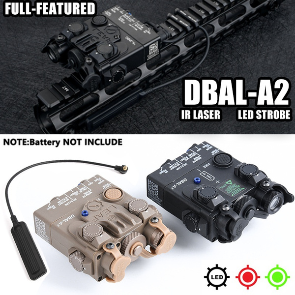 DBAL-A2 Red/Green Dot + IR laser + strobe Dual Beam Laser Sight ...