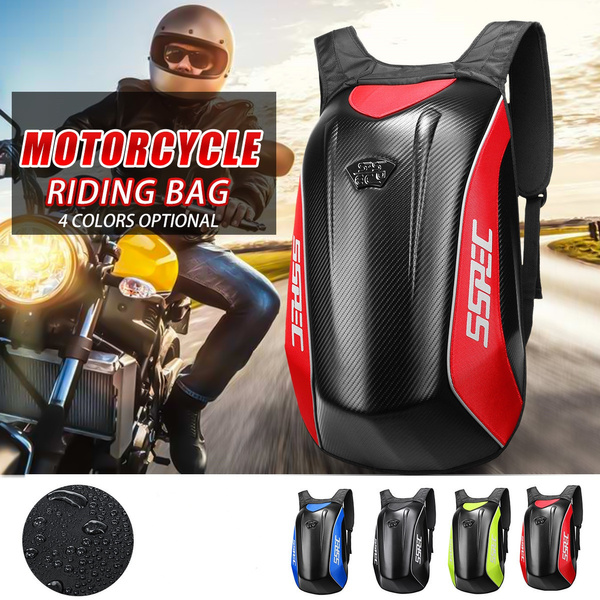 Universal Carbon Fiber Motorcycle Backpack Motocross Riding Racing ...