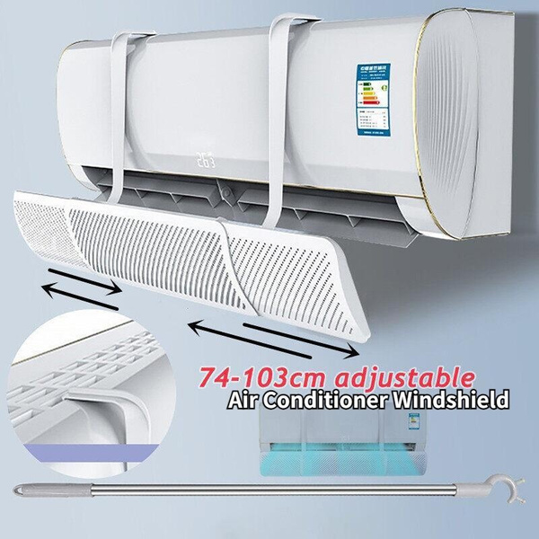 Adjustable Anti-direct Blowing Air Conditioner Cover Home Office Air ...