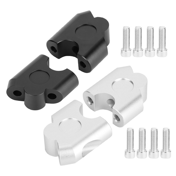 Handle Bar Mount Clamp Riser Universal Motorcycle Handle Bar 22mm Riser ...