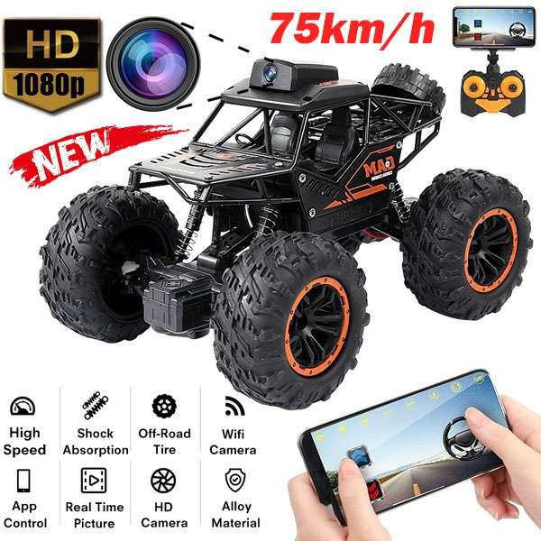 High Speed Racing RC Car with WiFi 1080P FPV Camera 2.4G HD Radio ...