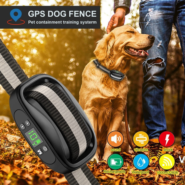 GPS Wireless Dog Fence System, Electric Dog Fence with GPS, Safe Pet ...