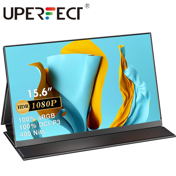 QLED Portable Monitor, UPERFECT 15.6’’ 100% DCI-P3 10 Bit 500 Nits ...
