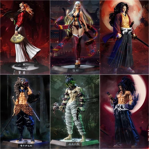 Anime Demon Slayer Action Figure Giyuutarou Daki Kokushibo Tsugikuni ...