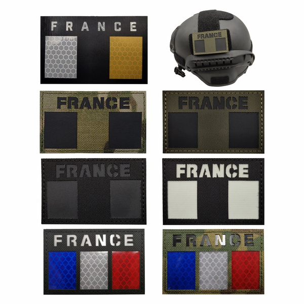 France Flag Reflective Patches Armband Badge Sticker Applique ...