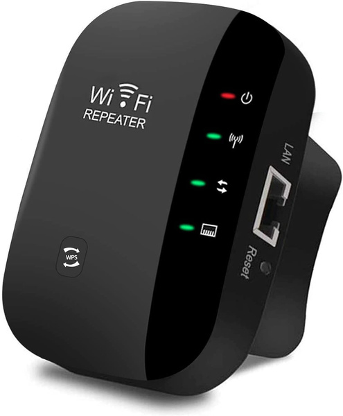 WiFi Extender Signal Booster Up to 2640sq.ft and 25 Devices, Wireless ...