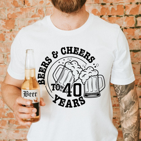 40th Birthday Gift for Him, 40th Birthday T-shirt, 40th Birthday Gift ...
