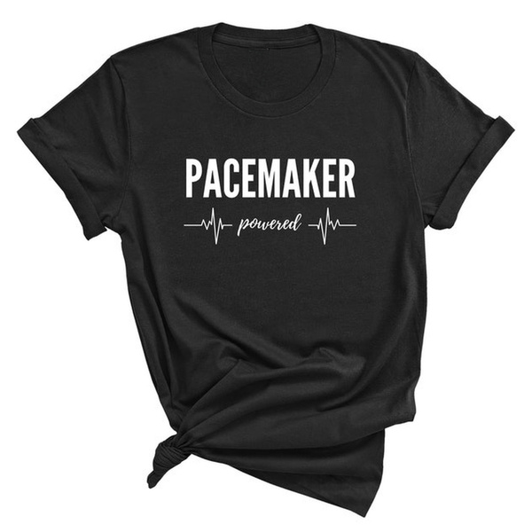 Pacemaker Powered Unisex T-Shirt | Pacemaker Surgery Tachycardia ...
