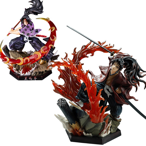 Demon Slayer Anime Figure GK Tsugikuni Yoriichi Action Figure Kokushibo ...