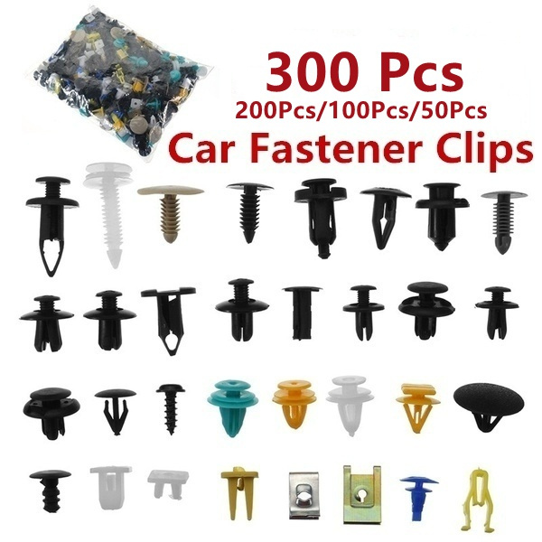 Car Fender Clip Universal Plastic Clips Retainer Push Clips Bumper Mud ...