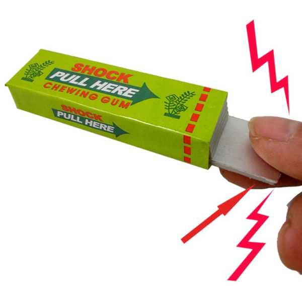 Electric Shocker Safety Trick Practical Joke Fantastic Toy Chewing Gum ...