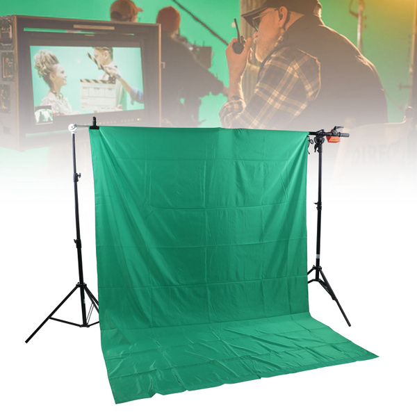 Photographic Green Screen Green Cotton Polyester Perforated Background ...