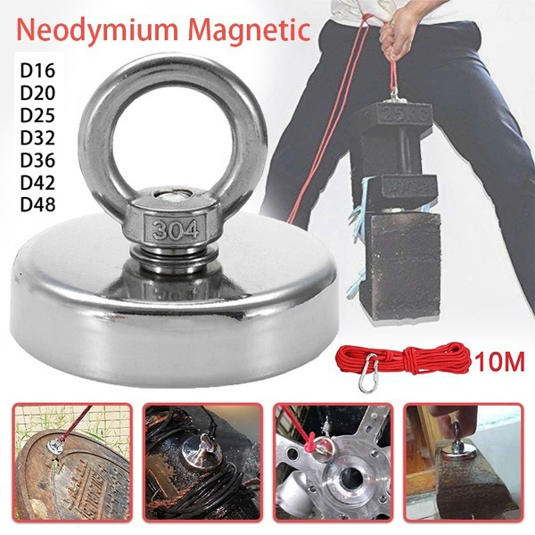 2022 NEW Strong Salvage Magnet Neodymium Magnet Deep Sea Pot Magnet ...