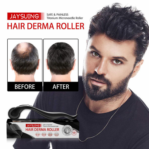 Anti hair loss comb Natural Men Hair Beard Growth Derma Roller Micro ...