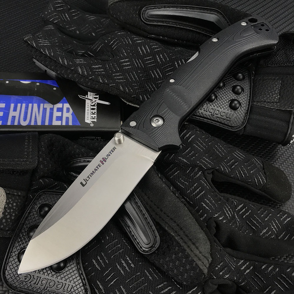 Cold Steel 30U Ultimate Hunter Folding Knife 3.5" S35VN Satin Blade ...