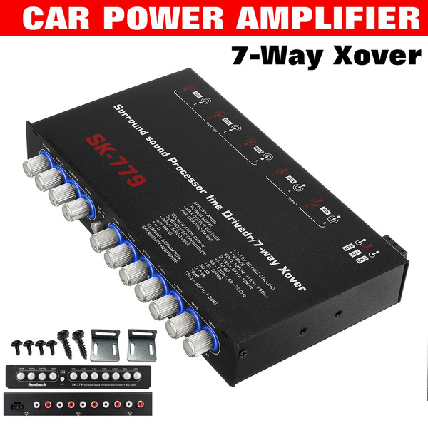 SK-779 4CH 7-way Xover Car Audio Equalizer Front Rear&Sub | Wish