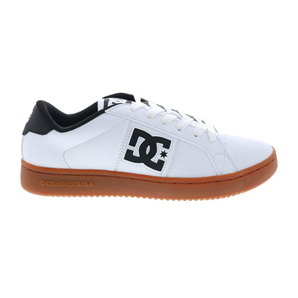 DC Striker ADYS100624-HWG Mens White Suede Skate Inspired Sneakers ...