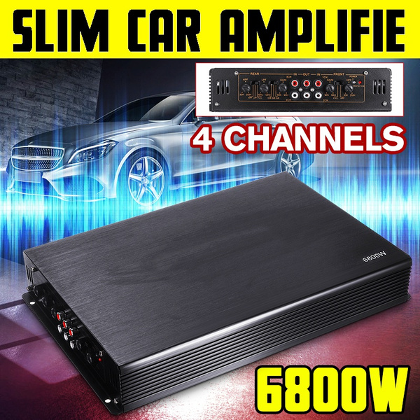 6800W 4CH Car Amplifier Car Audio Stereo Amplifier Speaker Under Seat Power Amp | Wish