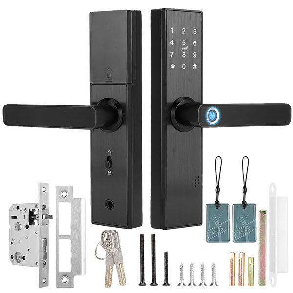 Fingerprint Lock, WiFi Touch Screen Fingerprint Password IC Card Smart ...