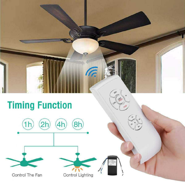 Smart Universal Wireless Timing Remote Control Kit for Ceiling Fan Lamp ...