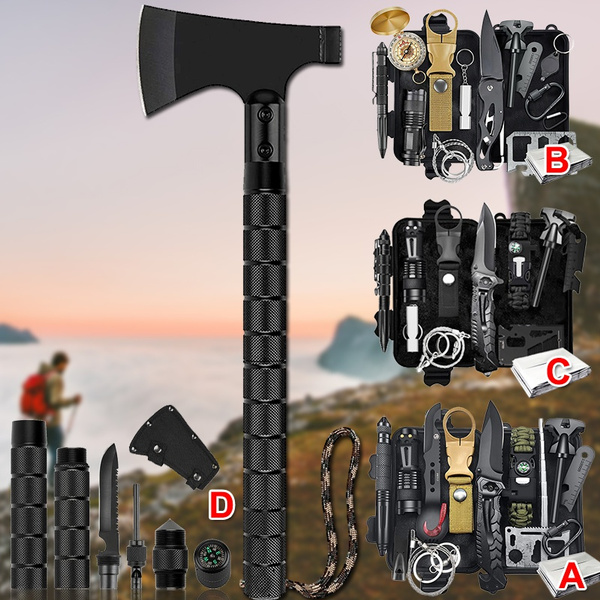 Multifunctional Outdoor Emergency Survival Kit Tactical Military ...