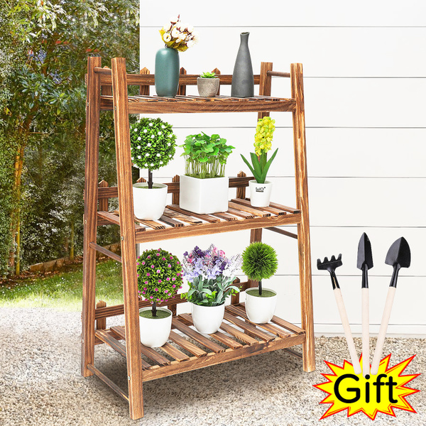 3 Tier Flower Pot Plant Stand Flower Planter Rack Shelf Shelves ...