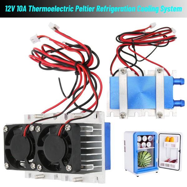 12V 10A Thermoelectric Peltier Refrigeration Cooling System Semiconductor Refrigeration Cooler ...