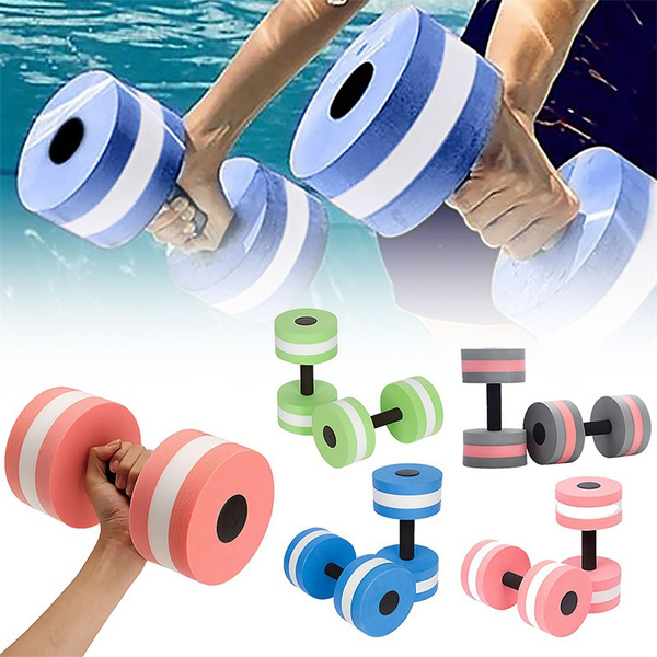 1 Pair Water Dumbbells Aquatic Exercise Dumbells Water Aerobics ...