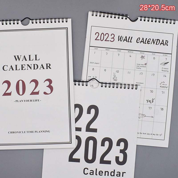 2023 Years Wall Calendar Household Simple Wall-Mounted Calendar Planner ...
